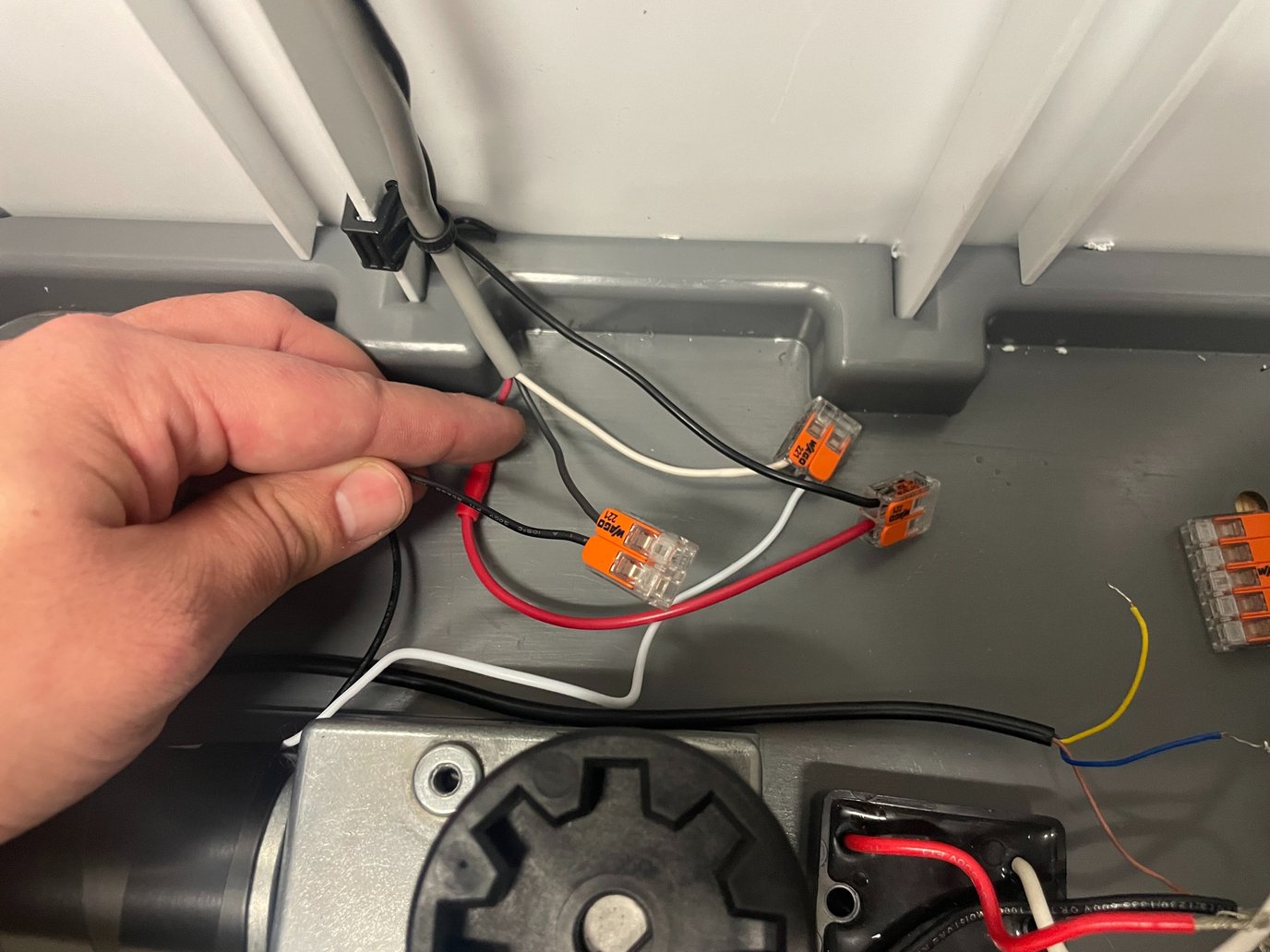 How to update motor and wire clips with an old wiring harness