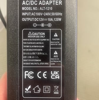 Power Adapter Ratings